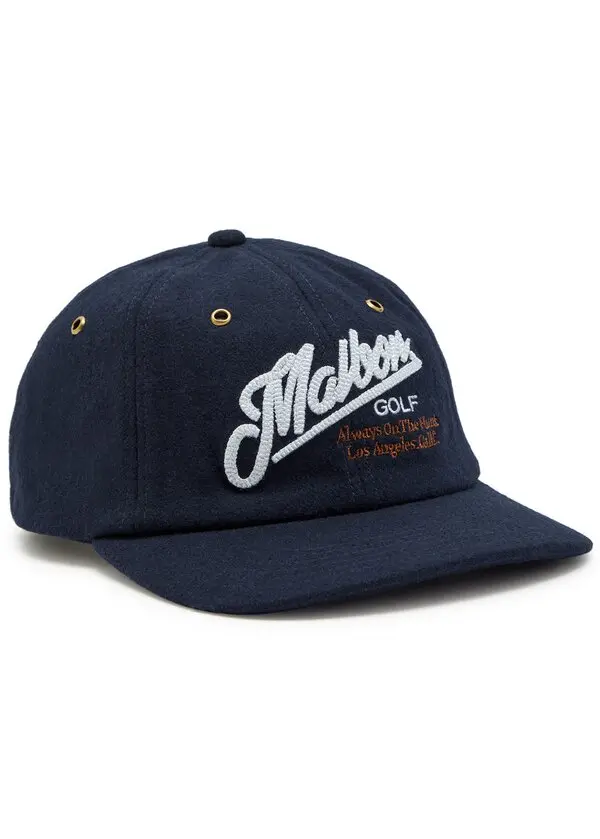 MALBON Maxwell Logo-embroidery Cap - Navy