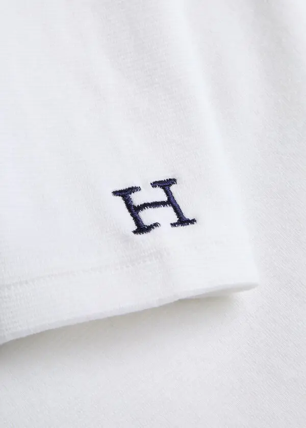 STRETCH FRAISE Ribbed Stretch-cotton T-shirt