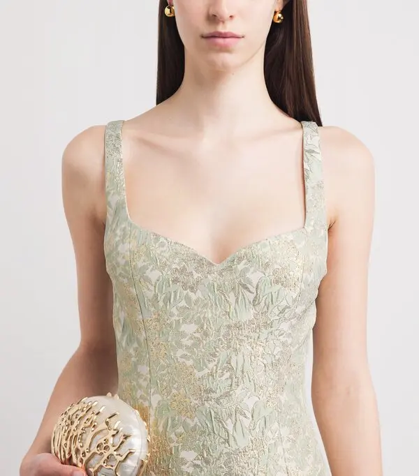 Alice + Olivia Jacquard Eve Mini Dress