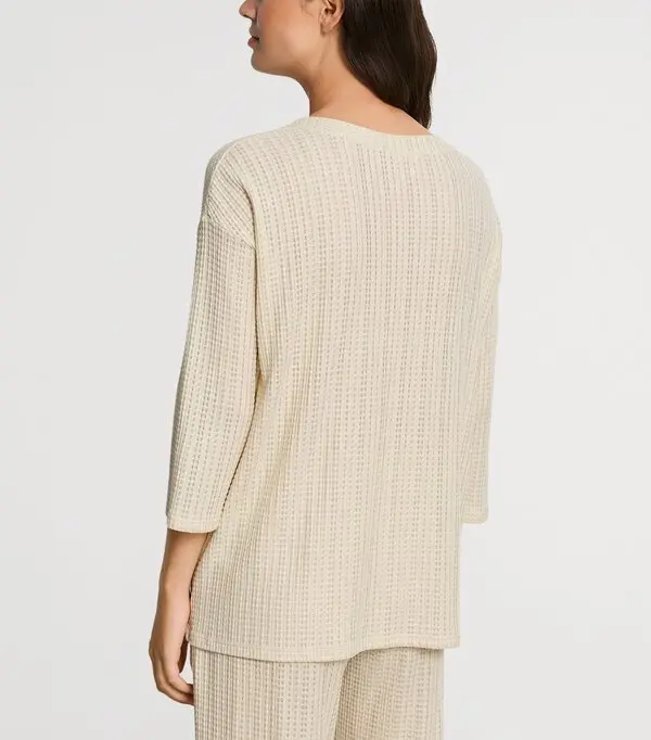Hanro Summer Knits Cropped-sleeve Top