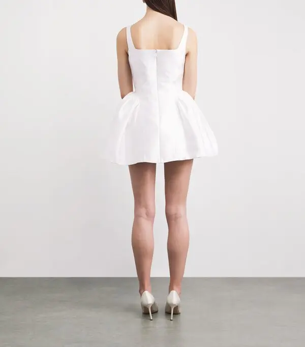 SELF-PORTRAIT Taffeta Bustier Mini Dress