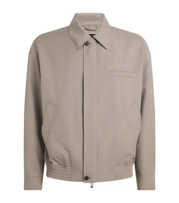 Emporio Armani Twill Jacket - Grey