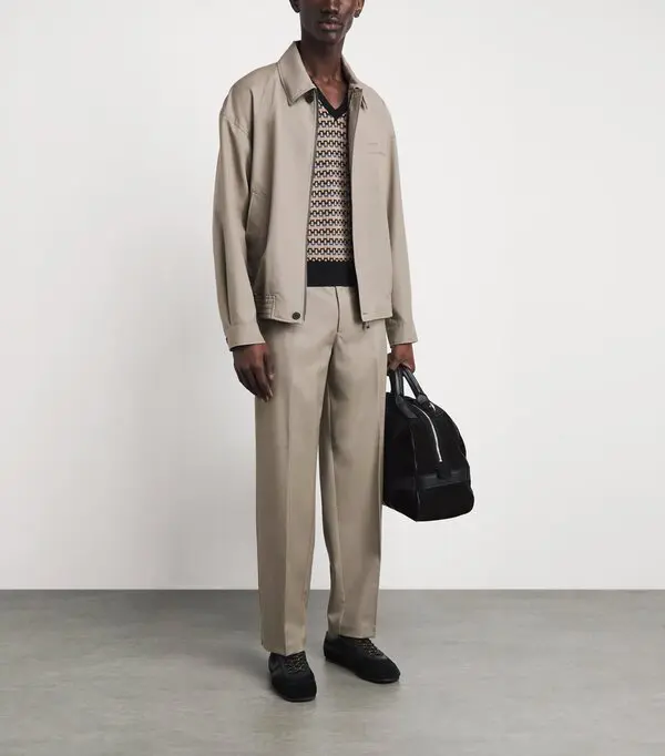 Emporio Armani Twill Jacket - Grey