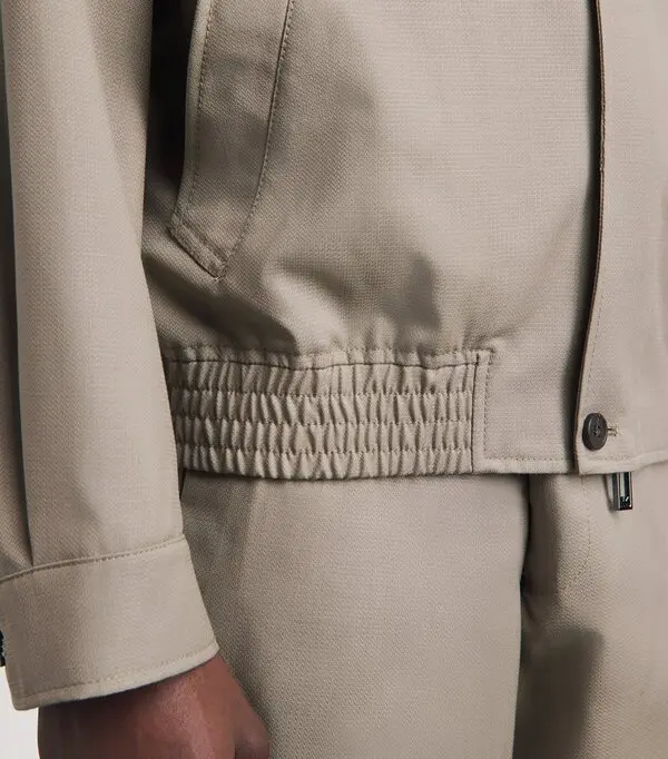 Emporio Armani Twill Jacket - Grey