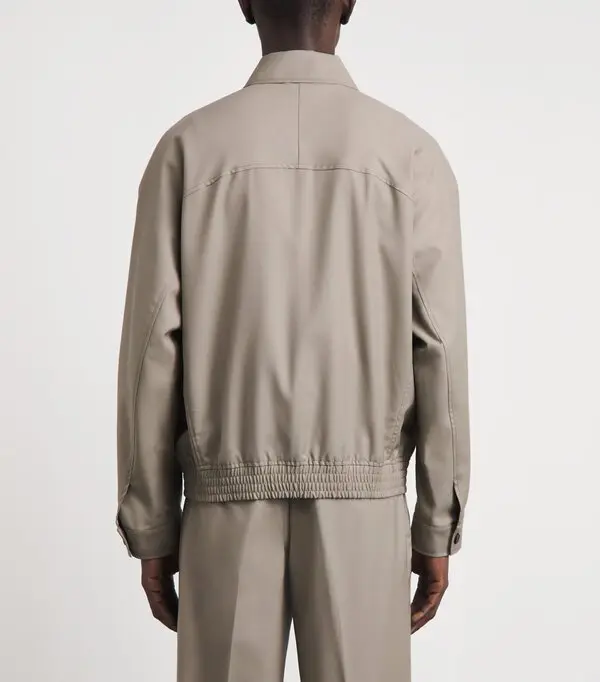 Emporio Armani Twill Jacket - Grey