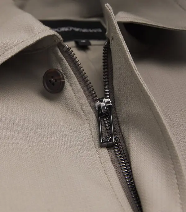 Emporio Armani Twill Jacket - Grey
