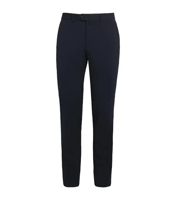 Emporio Armani Virgin Wool-blend Slim Trousers