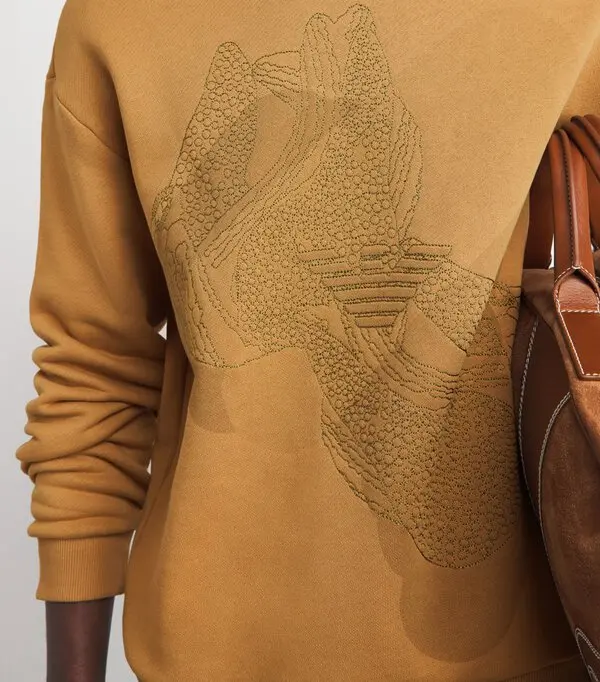 Emporio Armani Cotton Embroidered Sweatshirt