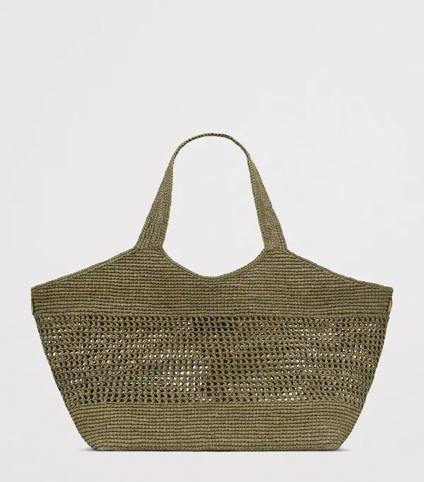 Saint Laurent Medium Icare Tote Bag - Green