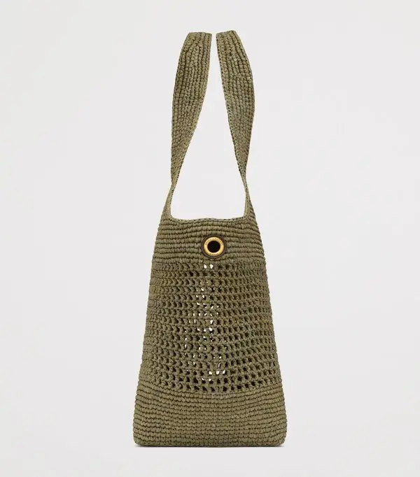 Saint Laurent Medium Icare Tote Bag - Green