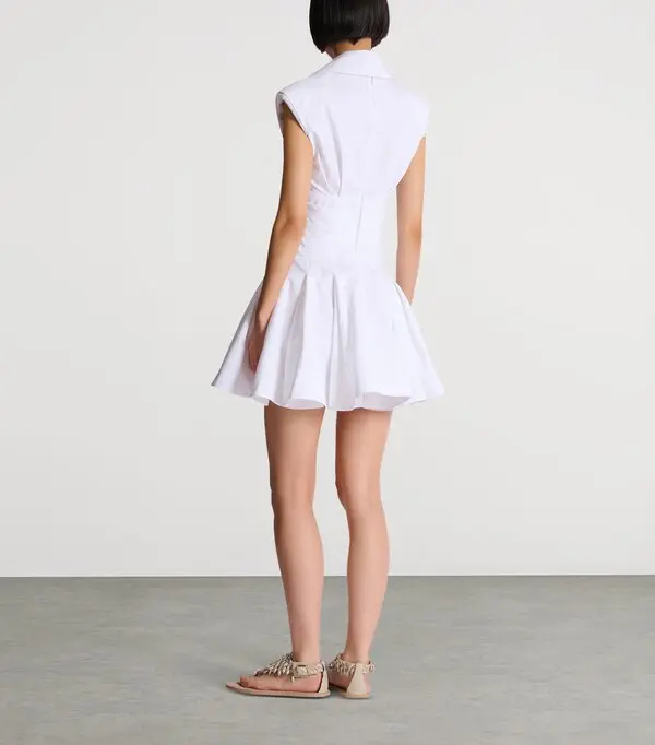 Balmain Shirt Mini Dress - White