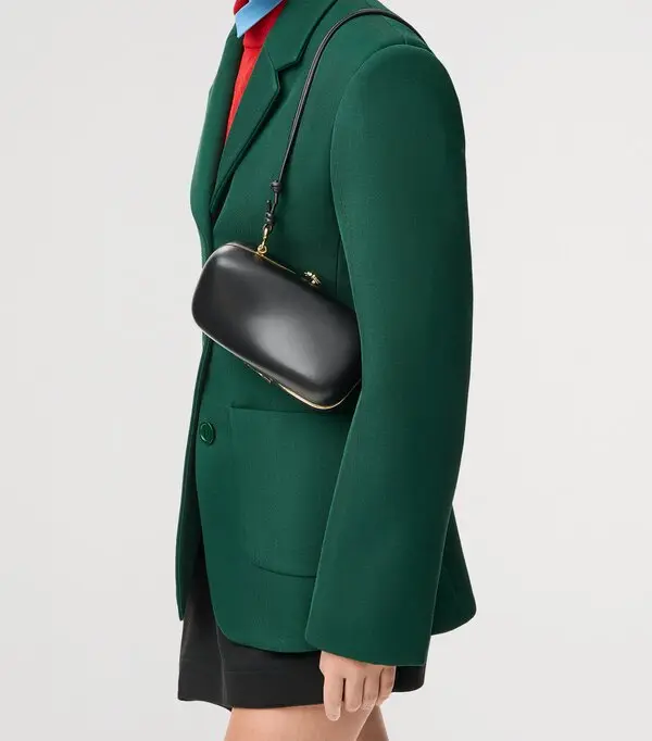 Loewe Leather Twisted Minaudiere Clutch