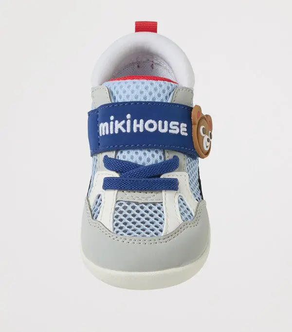 MIKI HOUSE Bear Appliqué Sneakers