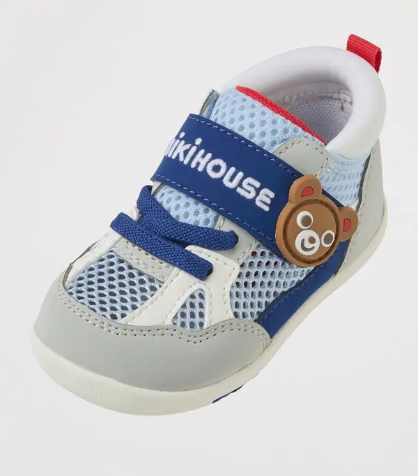 MIKI HOUSE Bear Appliqué Sneakers