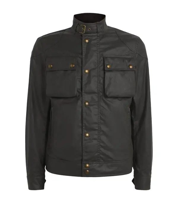 Belstaff Waxed Cotton Racemaster Jacket - Green