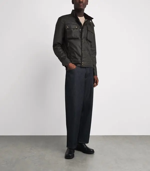Belstaff Waxed Cotton Racemaster Jacket - Green