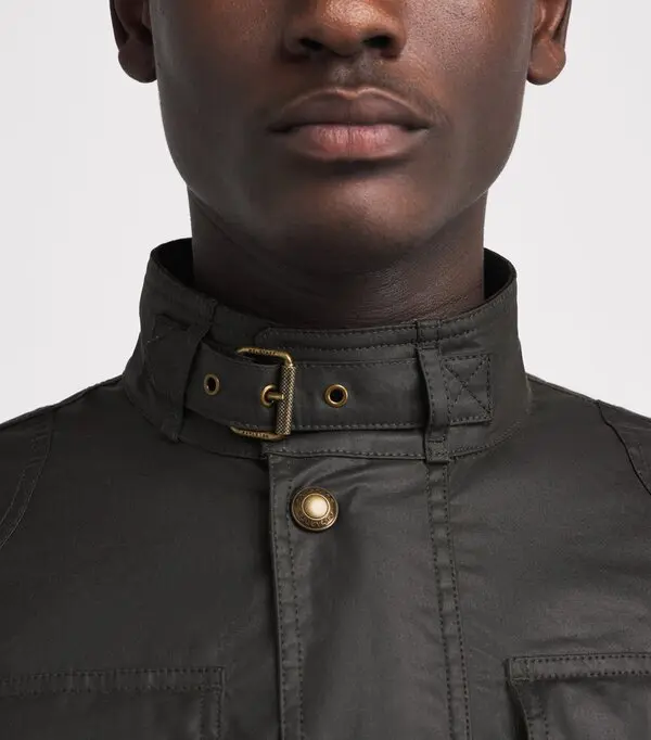 Belstaff Waxed Cotton Racemaster Jacket - Green