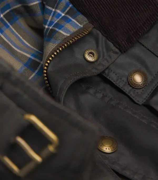 Belstaff Waxed Cotton Racemaster Jacket - Green