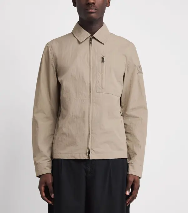 Belstaff Gabardine Grid Overshirt