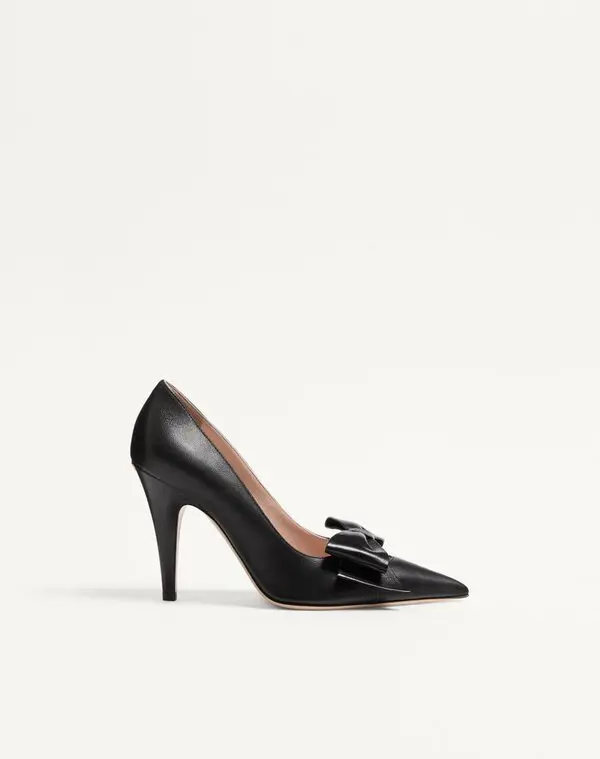 Valentino Garavani Bowow 100mm Pump - Black