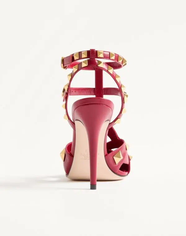 Valentino Garavani Studdy Kidskin Pumps - Red