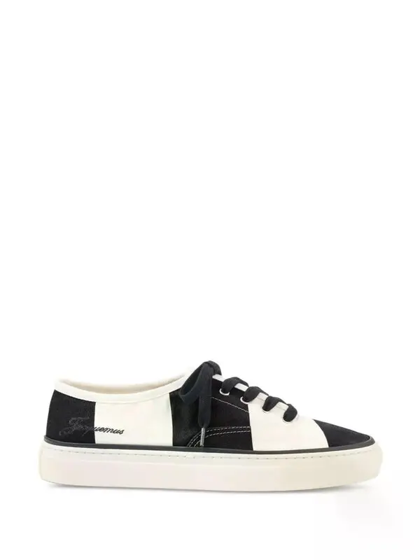 Jacquemus Féfé Panelled Lace-up Sneakers - Black