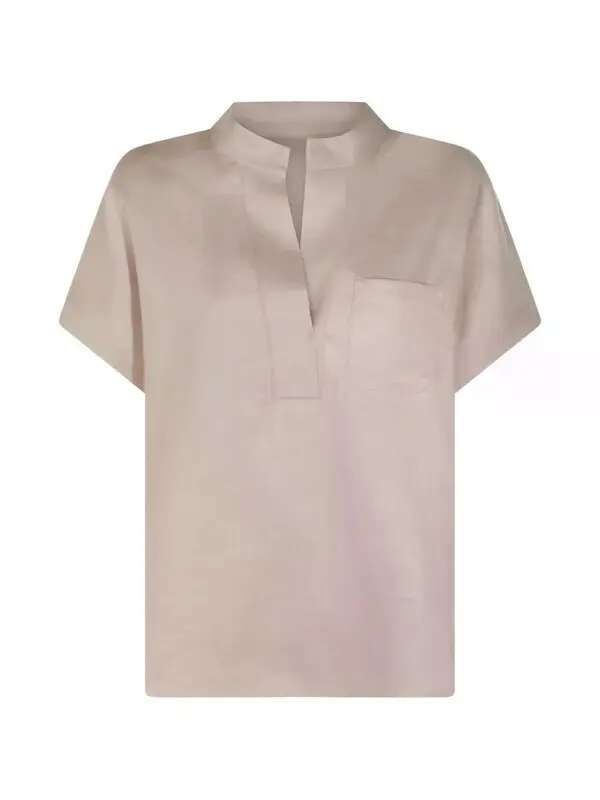 NINE:INTHE:MORNING Short-sleeve Blouse - Neutrals