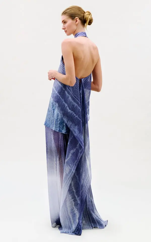 Silvia Tcherassi Flo Silk-blend Halter Top