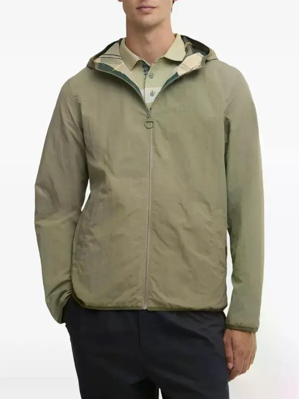 Barbour Hooded Zip-up Jacket
