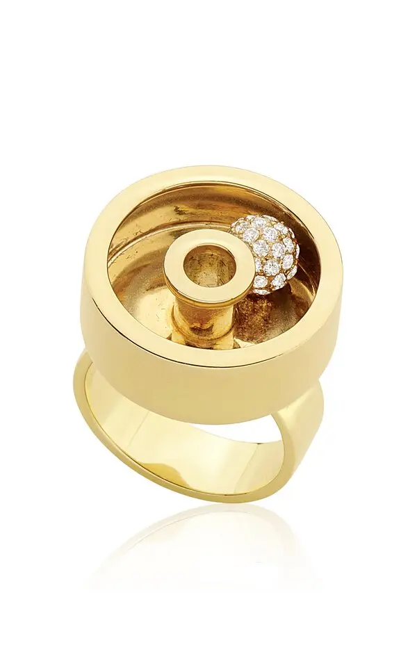 YAEL SONIA 18k Yellow Spinning Ring - Gold