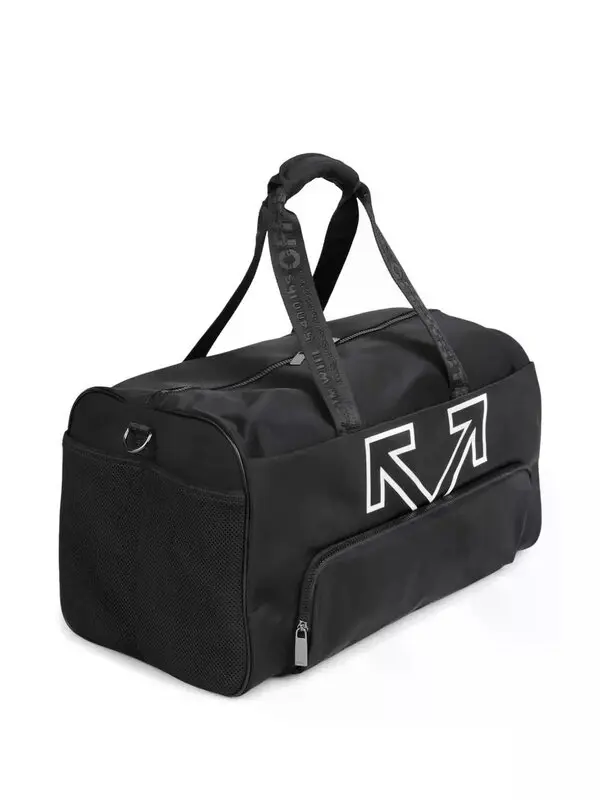 Off-White Logo-print Duffle Bag - Black