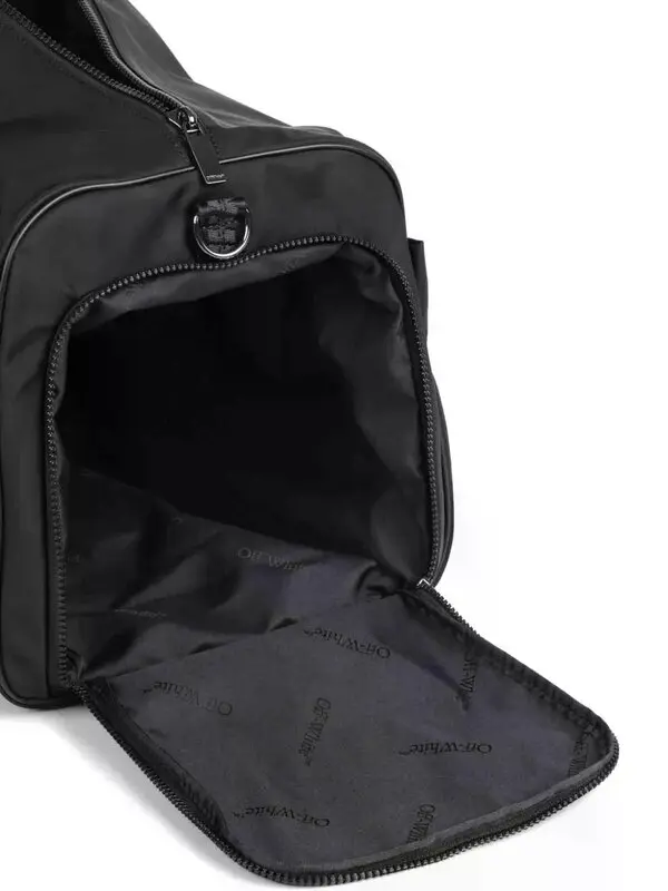 Off-White Logo-print Duffle Bag - Black