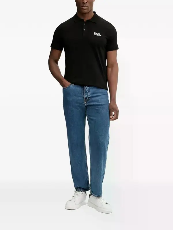 Karl Lagerfeld Logo Polo Shirt