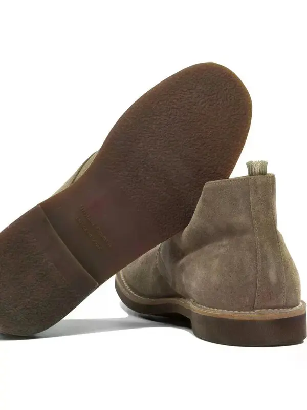Officine Creative Suede Lace-up Boots - Neutrals