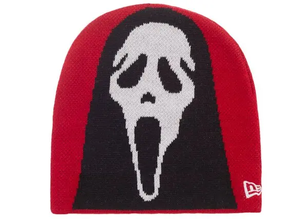 Supreme New Era Ghostface Beanie - Red