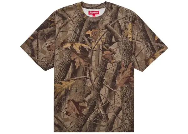 Supreme Short Sleeve Pocket Tee Shirt - Multicolor