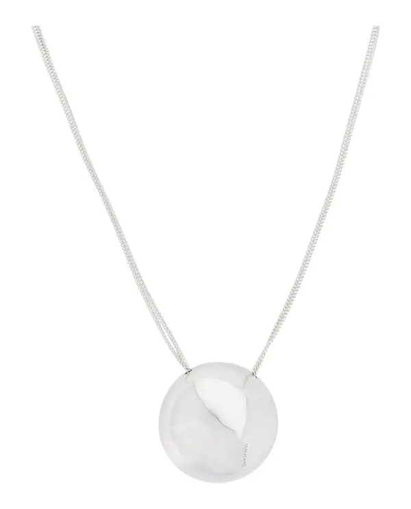 FERRAGAMO Sculptural Pendant Necklace - Silver