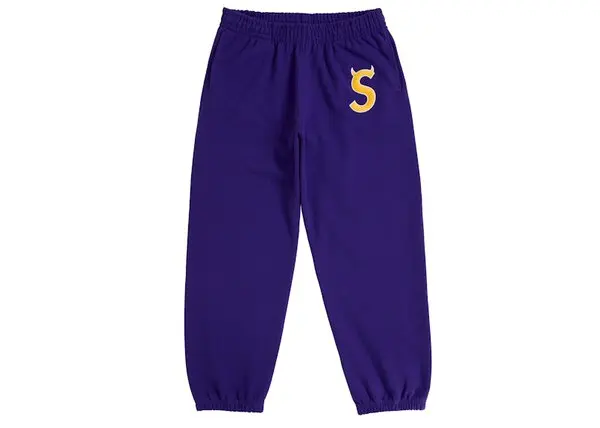 Supreme Devil Logo Sweatpant - Purple
