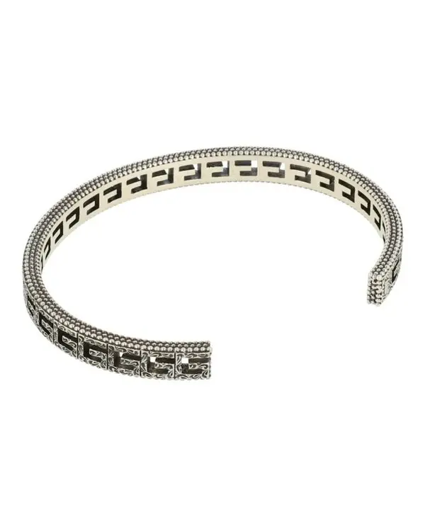 Gucci Sterling Square G Cuff - Silver