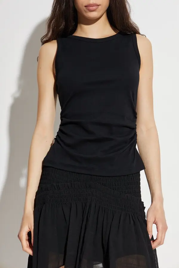 ALLSAINTS Katarina Fitted Top - Black