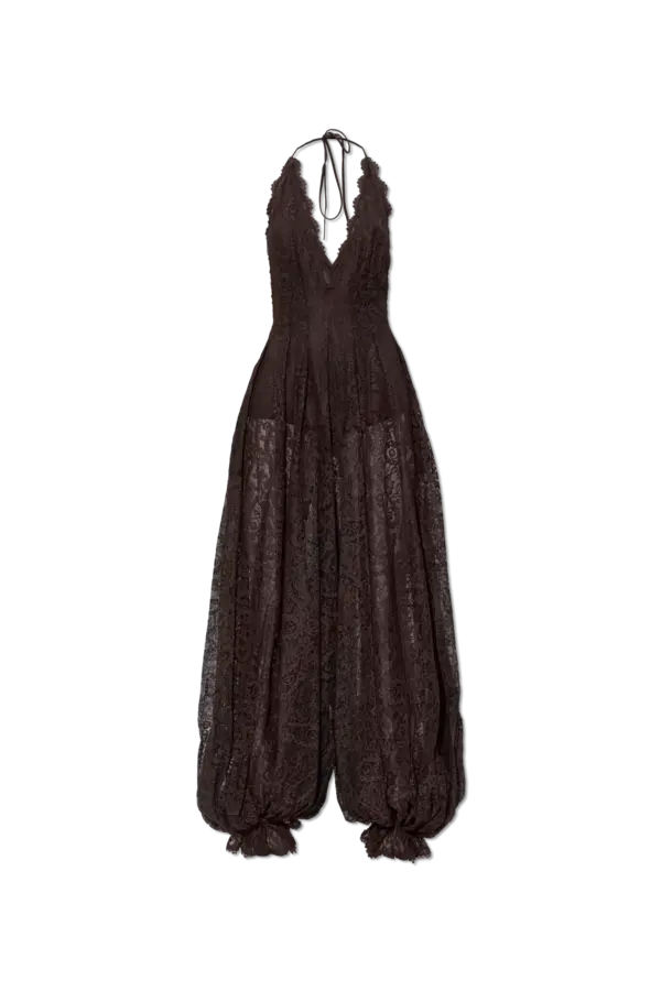 Etro Lace Jumpsuit - Brown