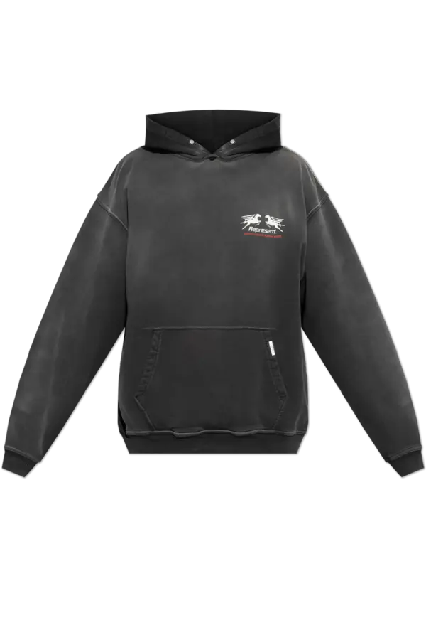 REPRESENT Oversized Printed Sweatshirt