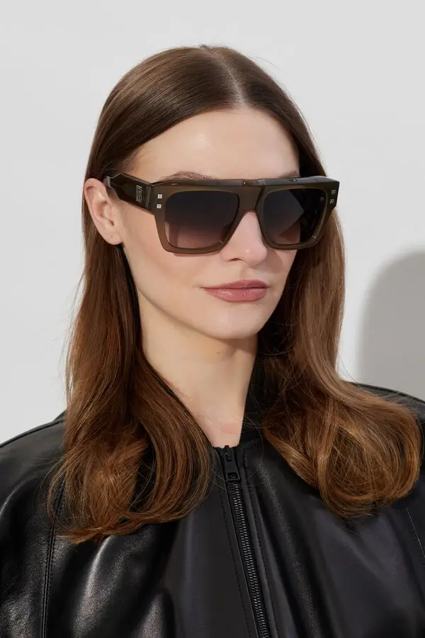Balmain B-scene’ Geometric Sunglasses
