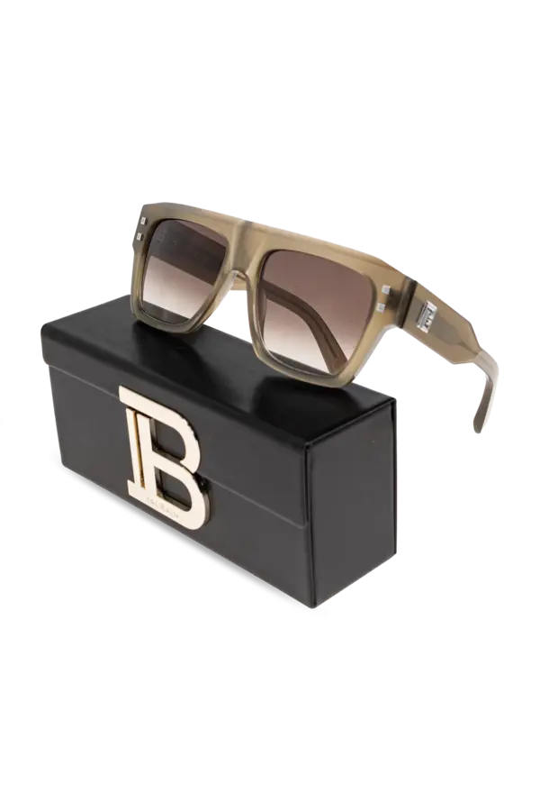 Balmain B-scene’ Geometric Sunglasses