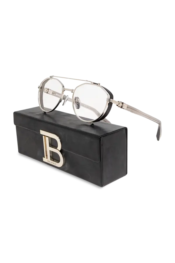Balmain Brigade Iv Prescription Glasses - Silver