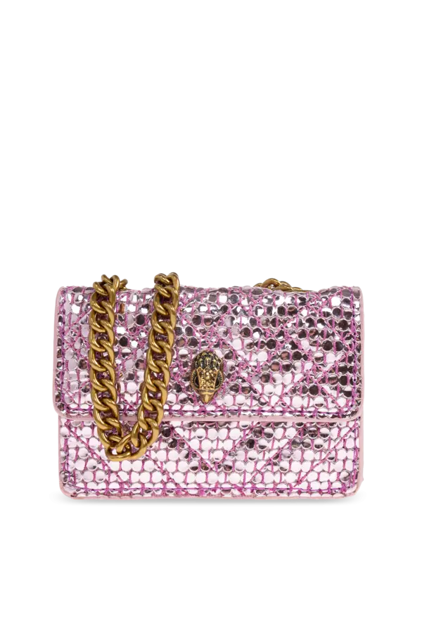 Kurt Geiger Micro Kensington Chain Wallet - Pink