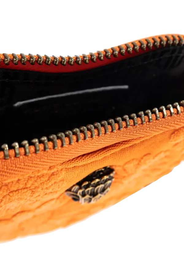 Kurt Geiger Wallet On Chain `micro Heart - Orange