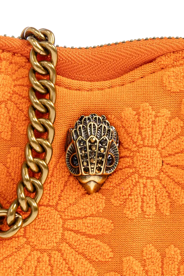 Kurt Geiger Wallet On Chain `micro Heart - Orange
