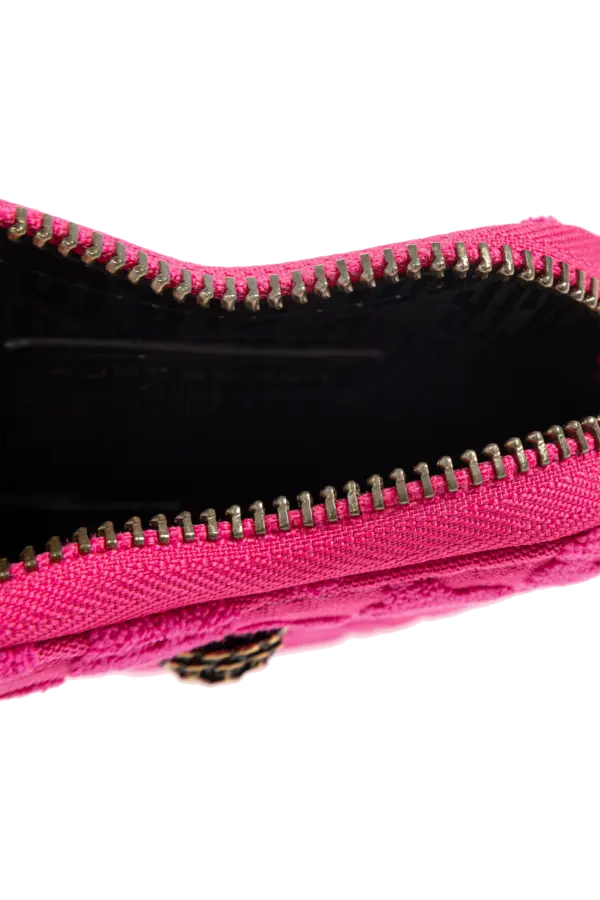 Kurt Geiger Wallet On Chain "micro Heart - Pink