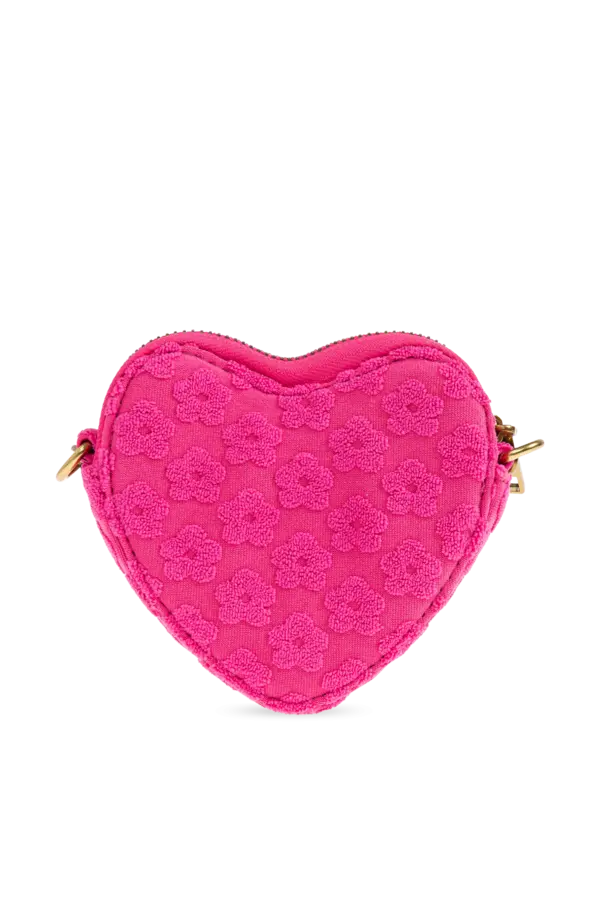 Kurt Geiger Wallet On Chain "micro Heart - Pink